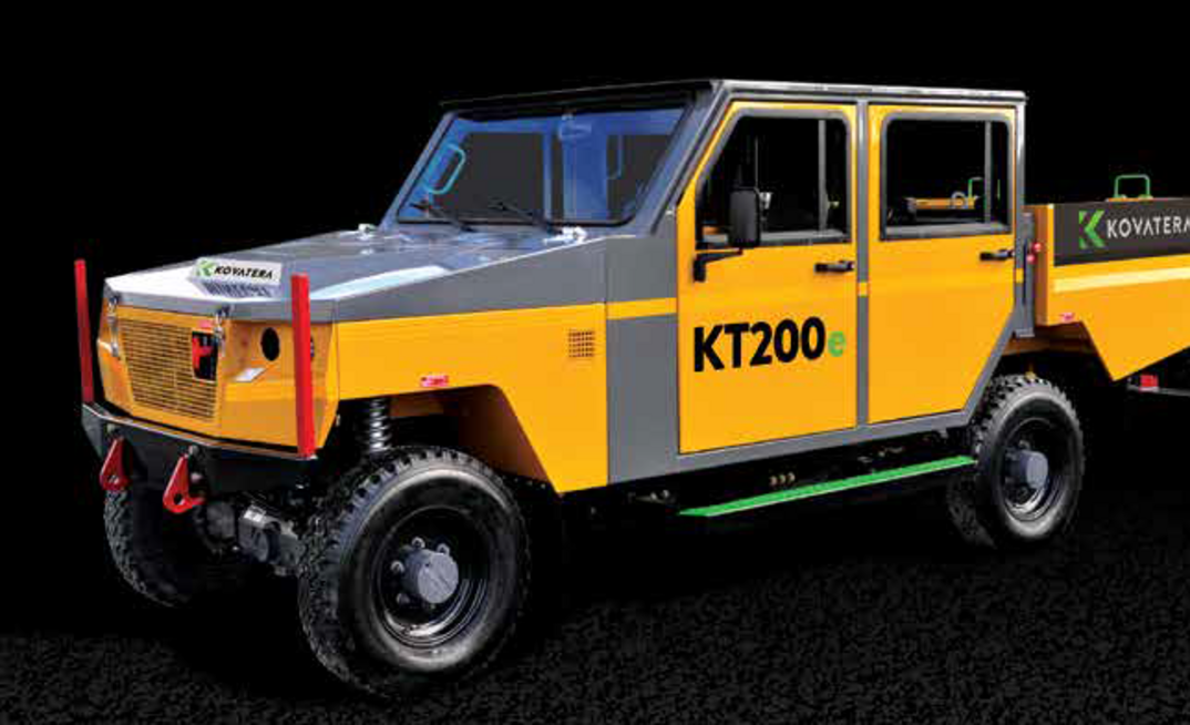 Kovatera introduces electric UG vehicle