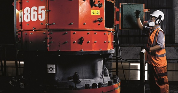 Sandvik cone crusher for Björkdalsgruvan
