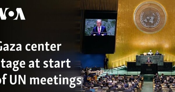 Gaza takes center stage at start of UN meetings
