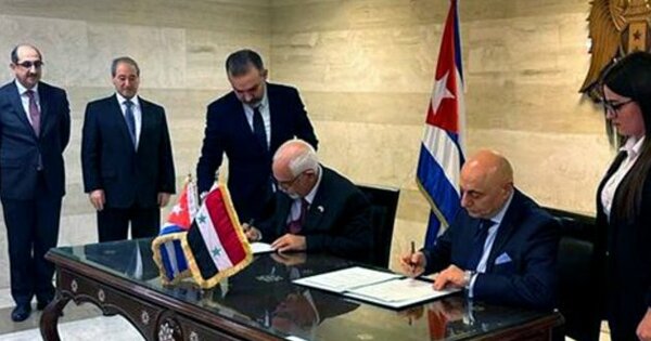 Syria, Cuba sign a cooperation agreement