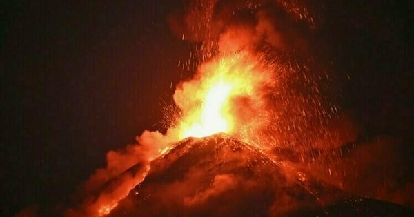 Residents evacuated as Guatemalan volcano spews lava, rocks