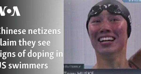 Chinese netizens claim they see signs of doping in US swimmers