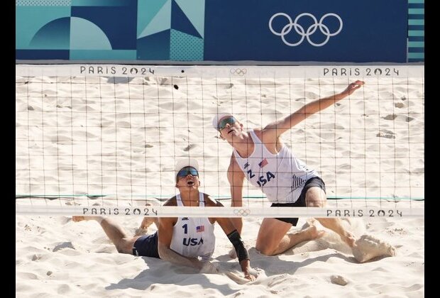 Miles Partain, Andrew Benesh reach beach volleyball quarters