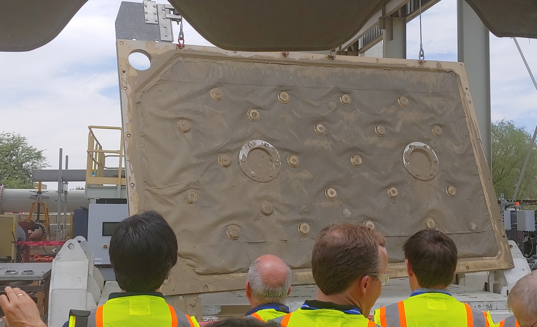 FLSmidth demos largest filter press in Arizona