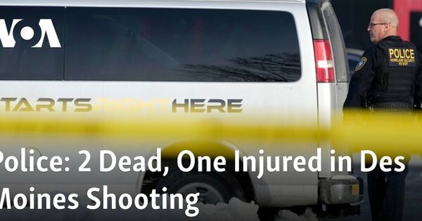 Police: 2 Dead, One Injured in Des Moines Shooting