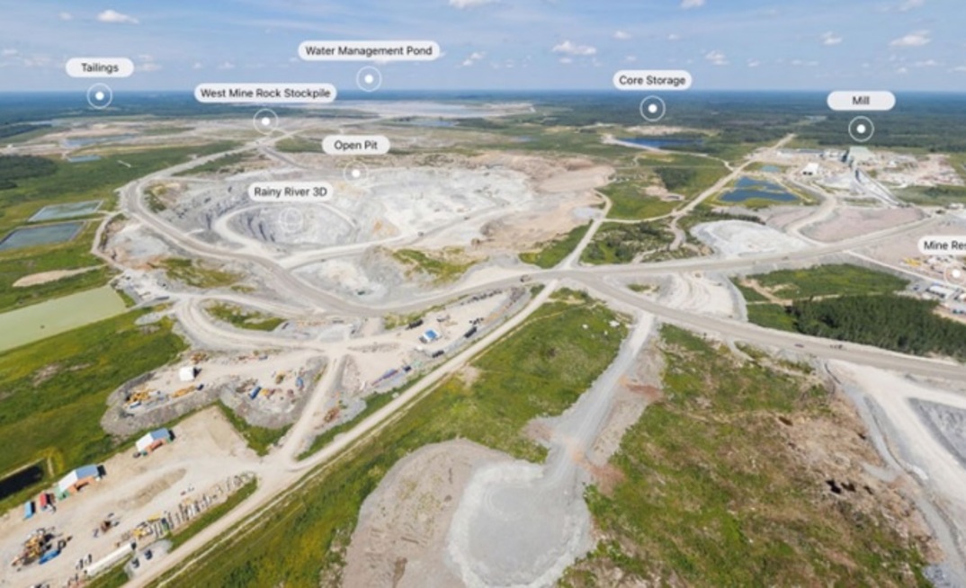 New Gold turns the waters at Rainy River mine