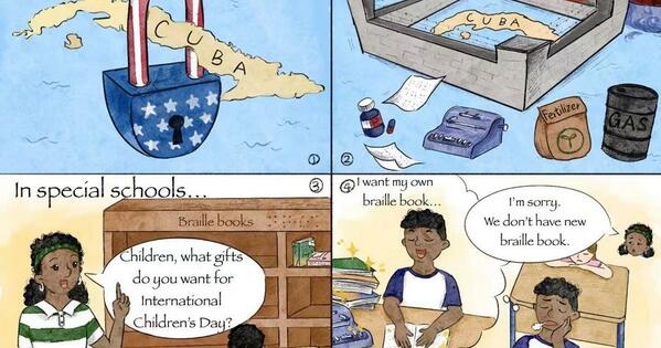 Struggle of Cuba's visually impaired children under U.S. blockade