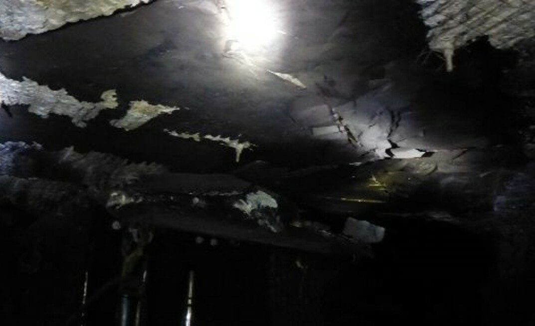 Two injured in roof fall at Clarence