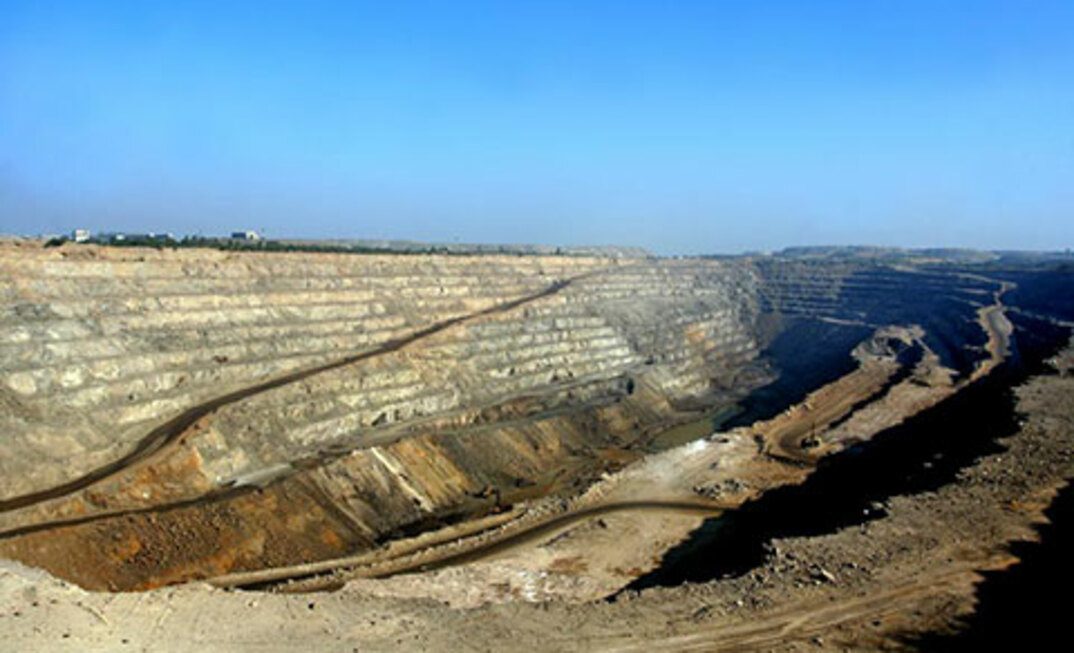 Main shaft first blast at Rampura Agucha