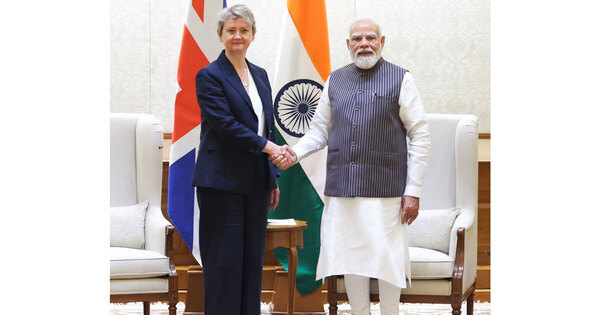UK Foreign Secretary Yvette Cooper meets PM Modi, reviews India-UK ...