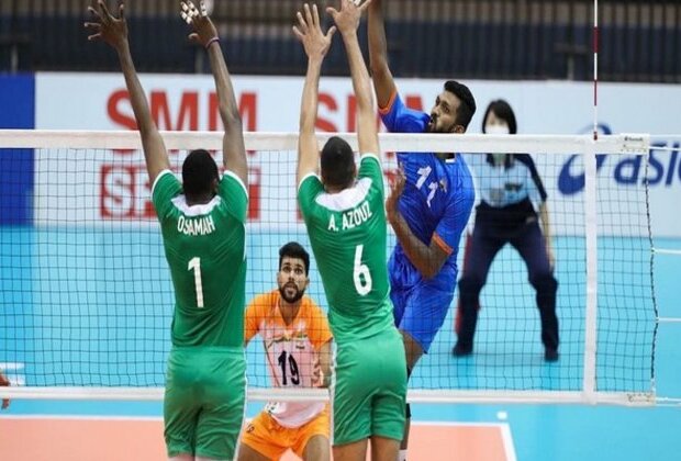 India beat Saudi Arabia at Asian Volleyball