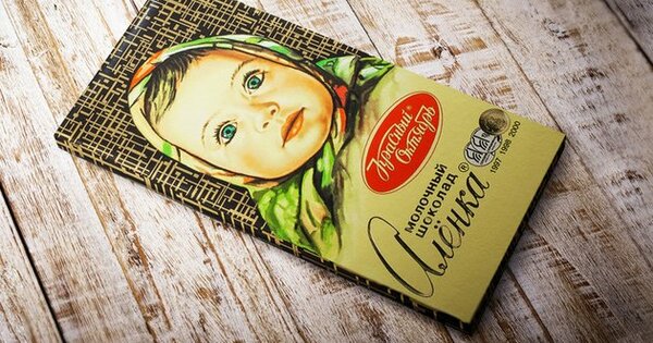 Who's the girl from the iconic Alenka chocolate bar