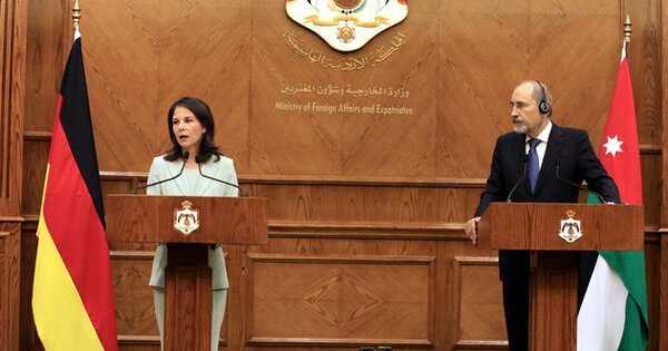 JORDAN-AMMAN-FM-GERMANY-FM-PRESS CONFERENCE