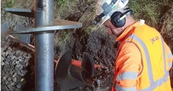 Keller completes first UK helical pile job