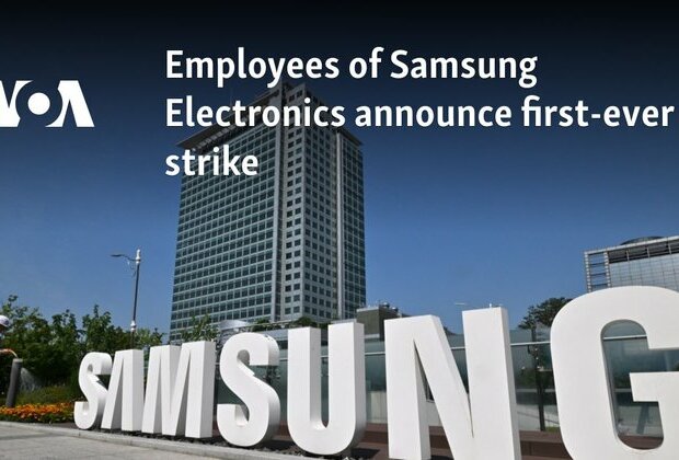 Employees of Samsung Electronics announce first-ever strike