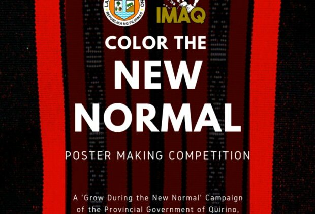 Quirino launches 'Color the New Normal' poster-making contest