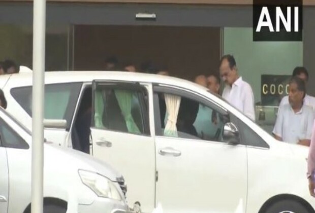 Ex-Gujarat CM, Vijay Rupani's wife Anjali Rupani arrives in Ahmedabad