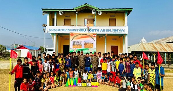 Indian Army fosters football talent in rural Manipur with 4-week ...