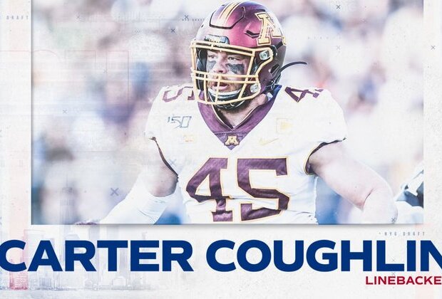 Carter Coughlin receives prestigious Big Ten award