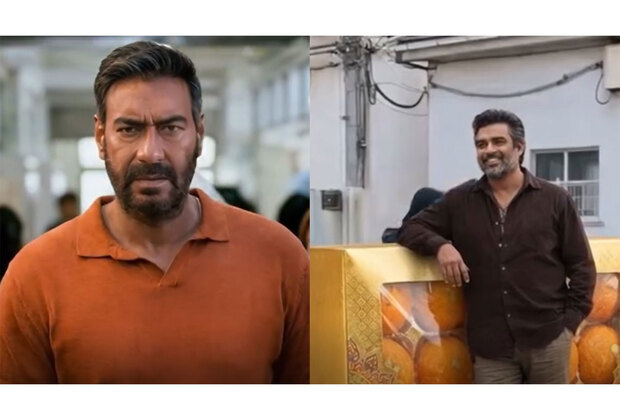 Ajay Devgn, R Madhavan celebrate two years of 'Shaitaan', quip "laddoo ...