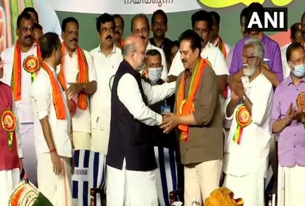 Actors Devan, Radha, ex-bureaucrat KV Balakrishnan join BJP