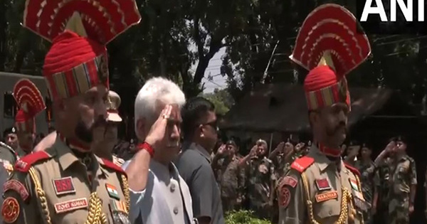J-K LG Manoj Sinha pays tribute to BSF Constable Deepak Chingakham ...