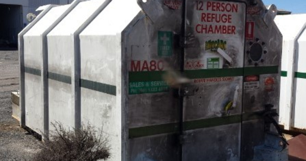 MineARC refurbishes 13-year-old refuge chamber