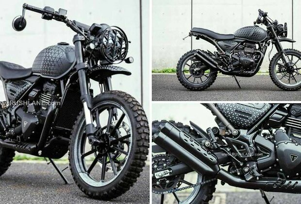 Triumph Scrambler 400X Modified - All Black Theme, Rugged Looks