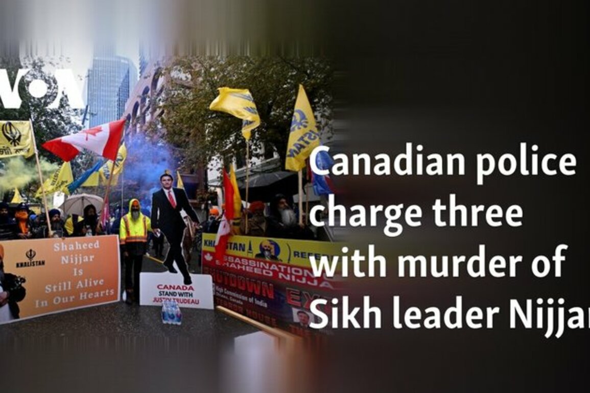 Canadian police charge three with murder of Sikh leader Nijjar