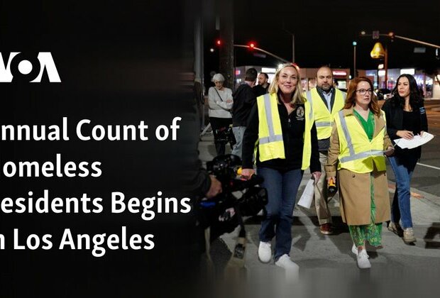 Annual Count of Homeless Residents Begins in Los Angeles