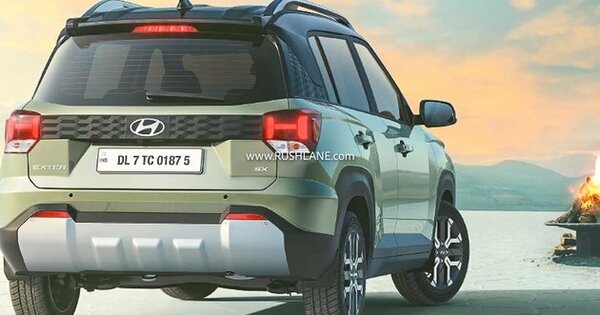 Hyundai Exter Rear Design Officially Revealed - First Look