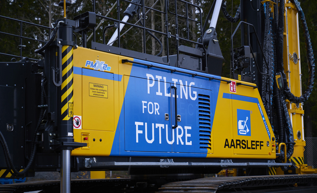 Aarsleff invests in the world's first battery-powered pile driving rig