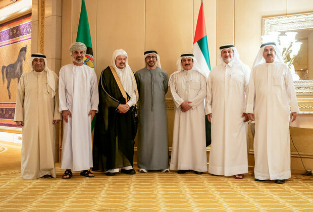 Abdullah bin Zayed receives delegation of GCC legislative council leaders