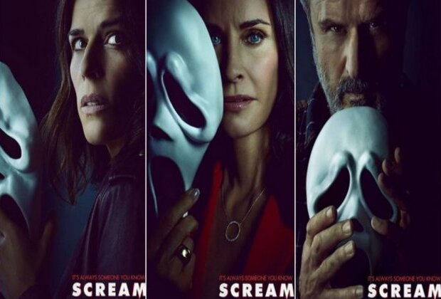 New 'Scream' posters unveiled featuring Neve Campbell, Courteney Cox ...