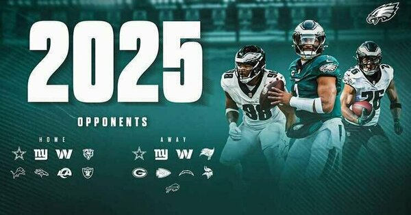 Who are the Eagles' 2025 opponents