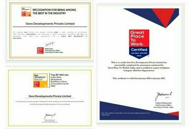 Gera Developments wins India's Best Workplaces in Real Estate 2024 and ...