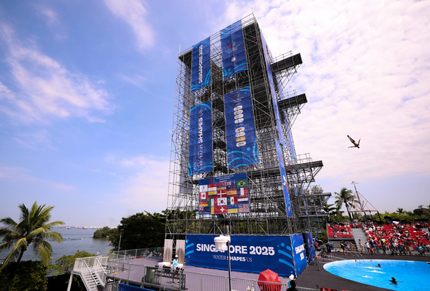 (SP)SINGAPORE-WORLD AQUATICS CHAMPIONSHIPS-HIGH DIVING-MEN'S 27M