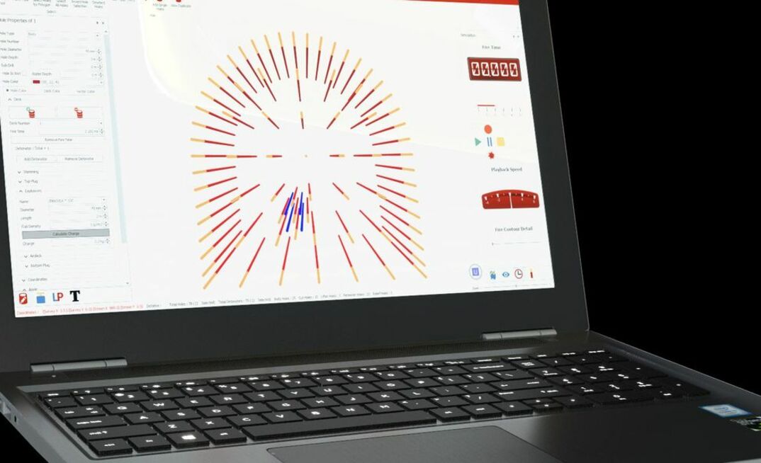 Surface blaster goes underground