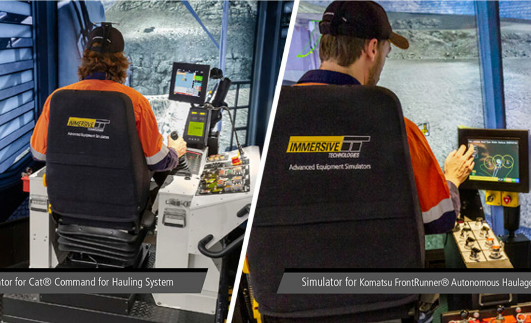 Immersive offering virtual hand at Quellaveco