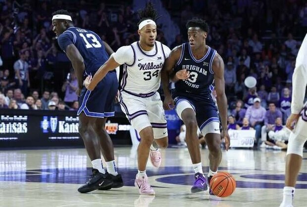 AJ Dybantsa's 24 points lead No. 10 BYU over Kansas State