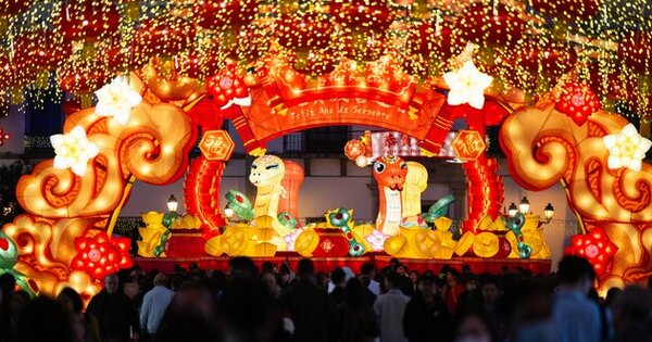 CHINA-MACAO-SPRING FESTIVAL-LIGHT INSTALLATIONS (CN)