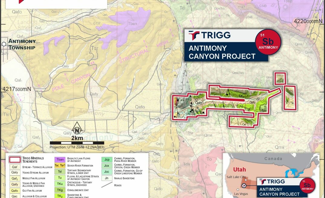 Trigg gets US fund backing for antimony advance