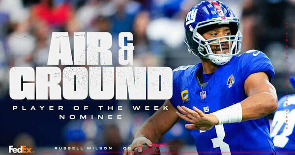 Russell Wilson nominated for FedEx Air & Ground Player of the Week
