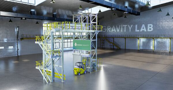 Testing the weight of Green Gravity