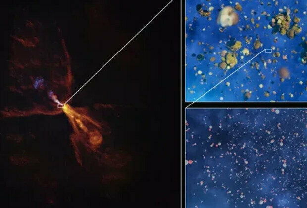 A rare moment of the birth of a planet outside our solar system