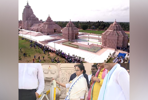 West Bengal CM Mamata Banerjee attends 'Pran Pratishtha' ceremony of Shri Jagannath Temple in Digha
