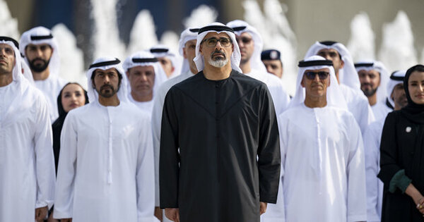Khaled bin Mohamed bin Zayed raises UAE flag at Zayed National Museum ...