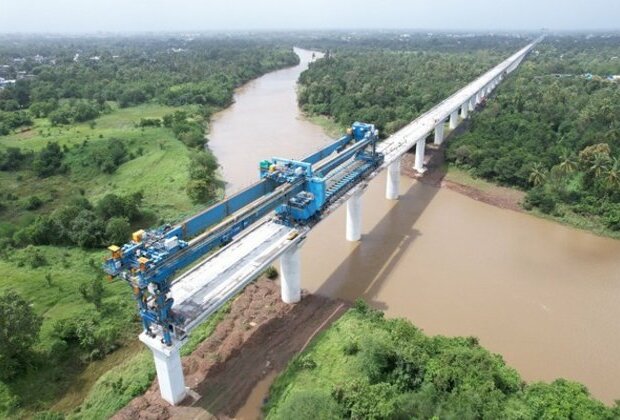 11th river bridge completed for Mumbai-Ahmedabad bullet train project over Kaveri