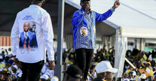 Gabon's junta chief on track for presidential election victory