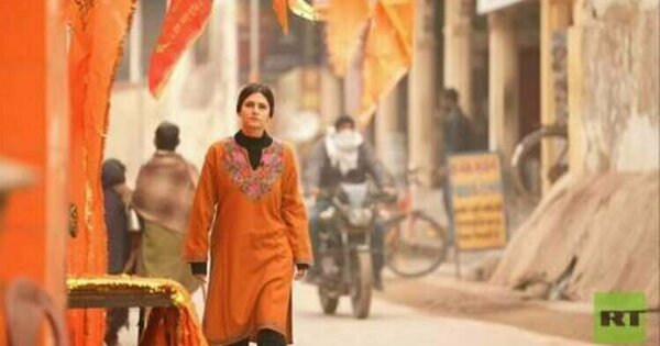 WATCH Indian town of Ayodhya celebrate historic return of Ram temple